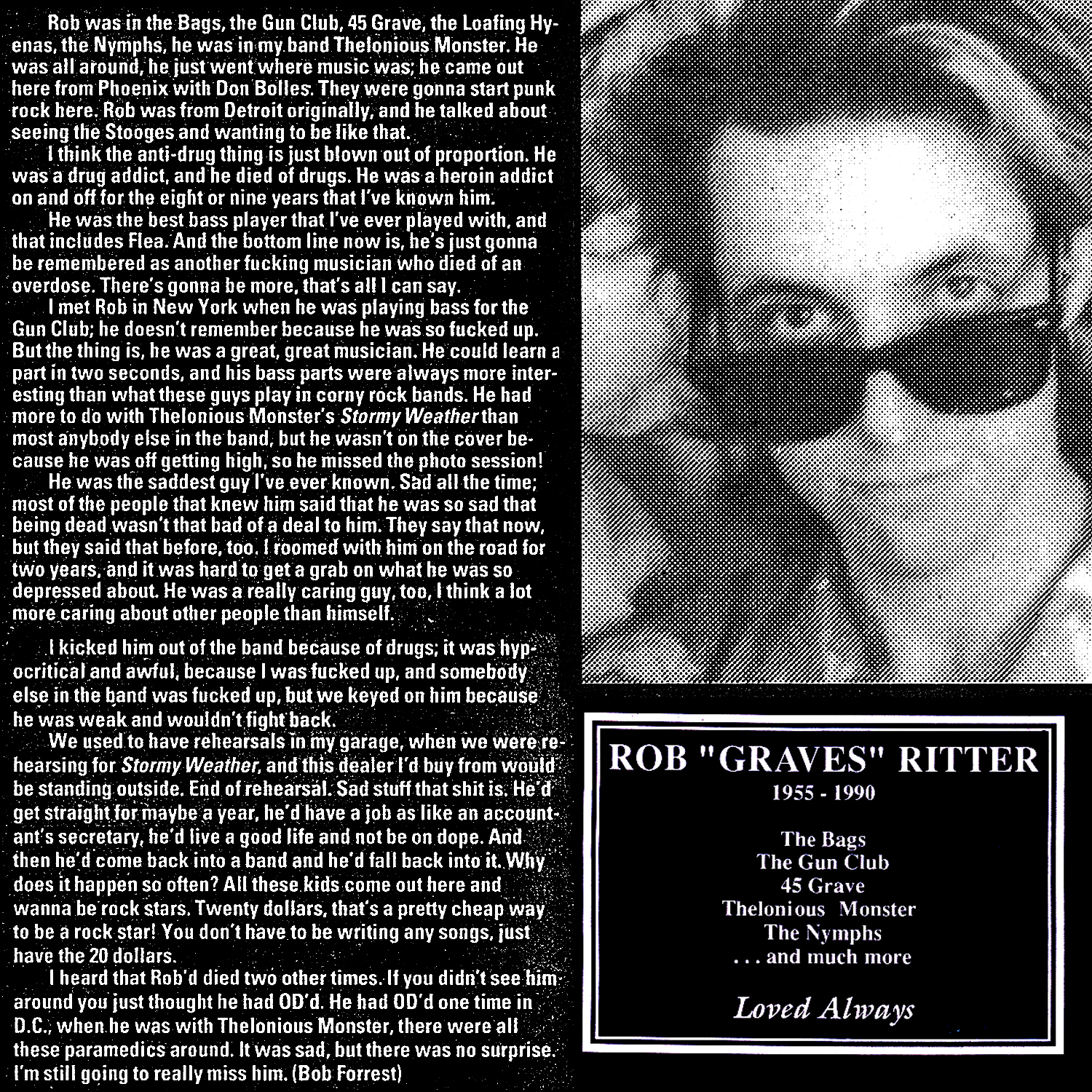 Rob Graves – Thelonious Monster